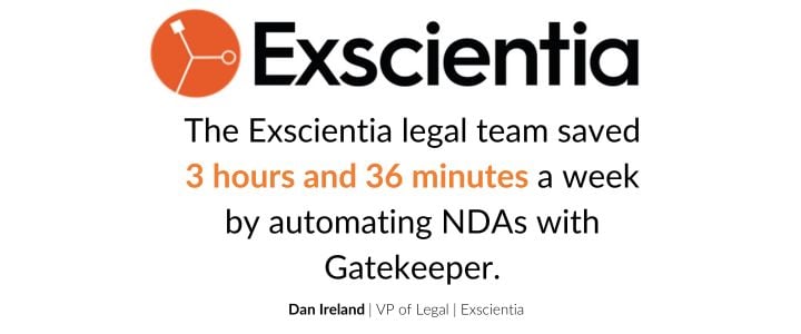 Case Study: How Exscientia saved nearly four hours a week by automating NDAs