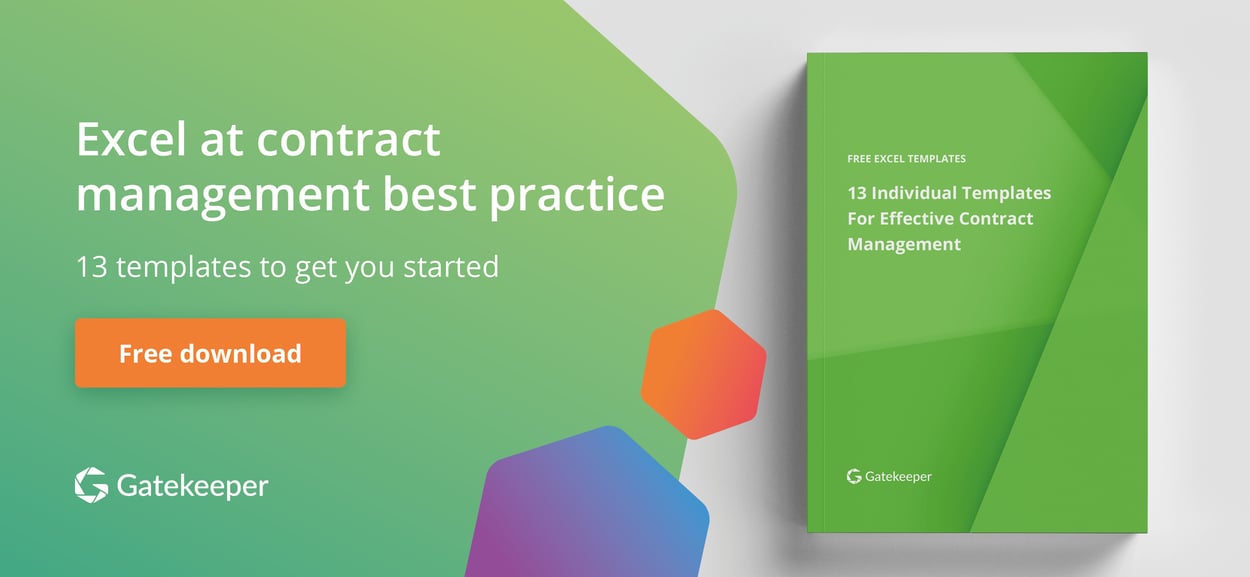 Managing Contracts Using Excel Spreadsheet Templates 2022