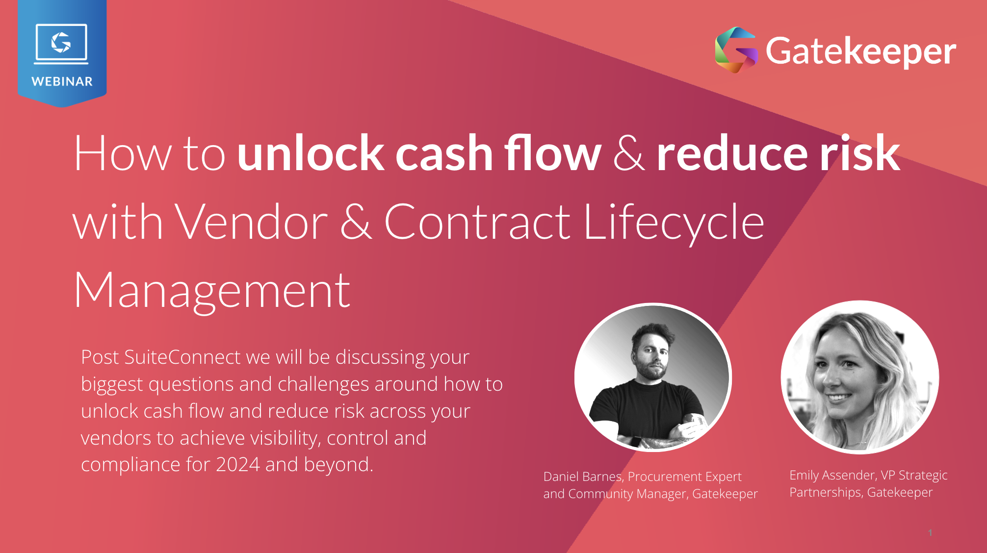 Webinar: Unlock cash flow reduce risk across vendors